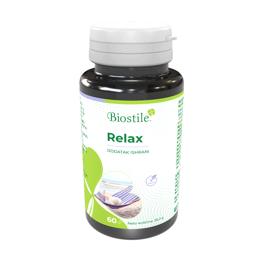 Relax Kapsule | Dijetetski Suplementi | Vitamin B | Biostile