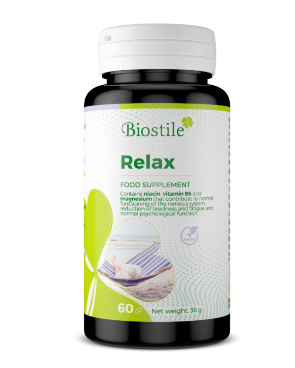 Relax Kapsule | Dijetetski Suplement | Vitamini B | Biostile